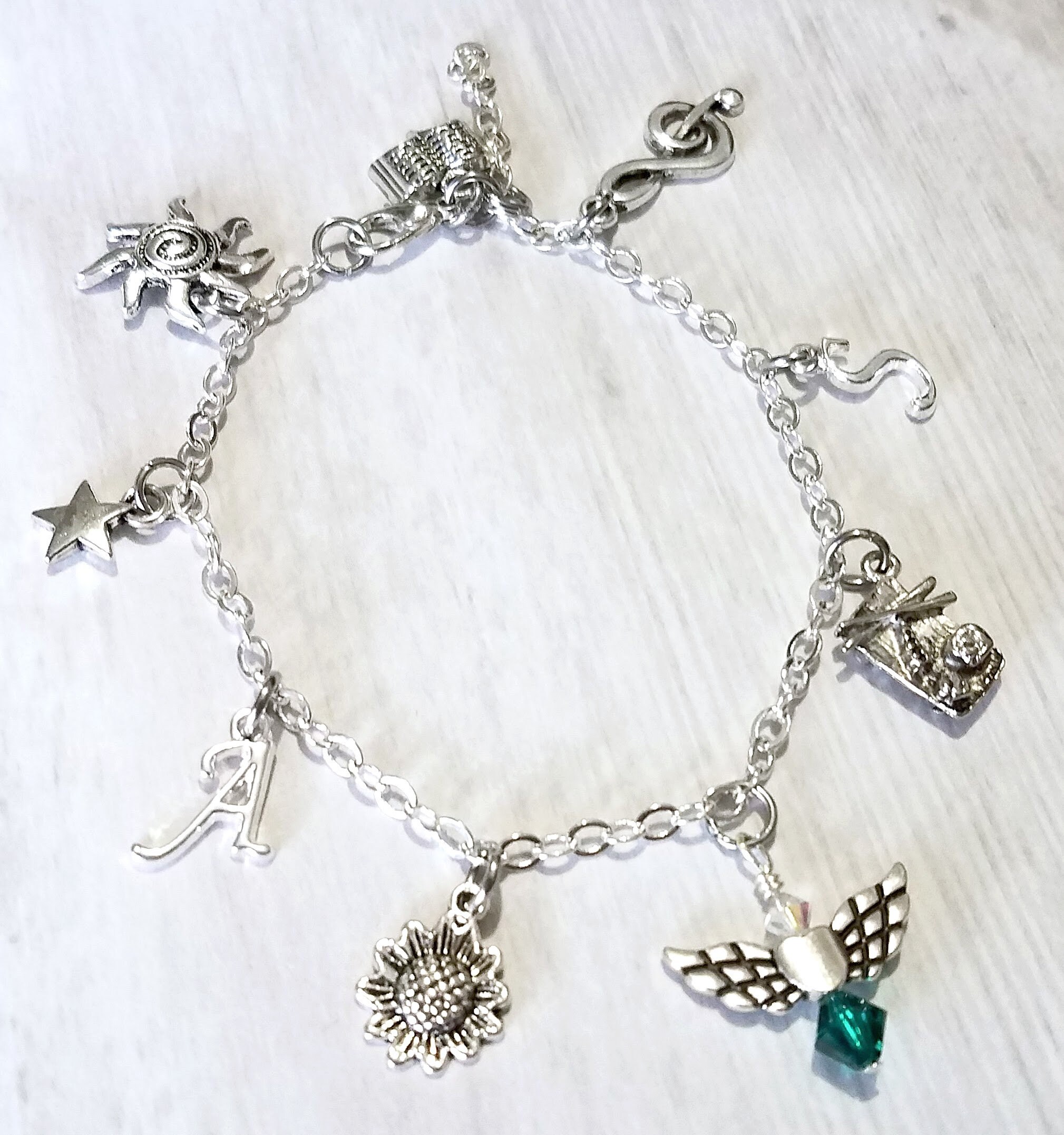 Custom Charm Bracelet, Girls Charm Bracelet, Create Your Own Charm ...