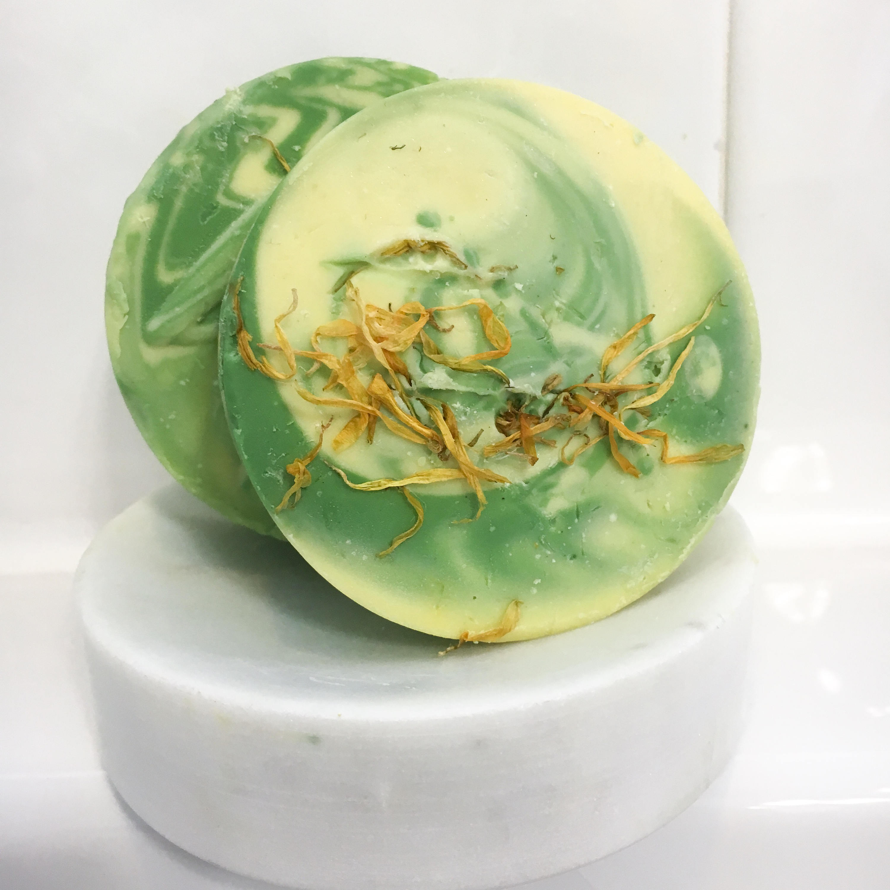 Calendula Sea Salt soap bar, All Natural Handcrafted herbal soap-Salt ...