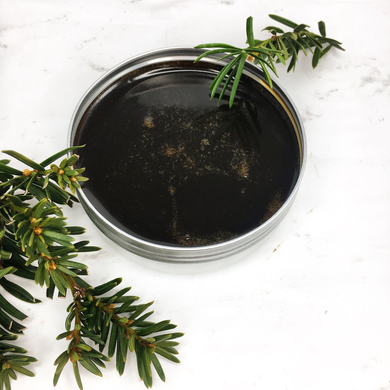 Pine Tar Salve With Shea Butter-calendula Skin Balm-traditional Black ...