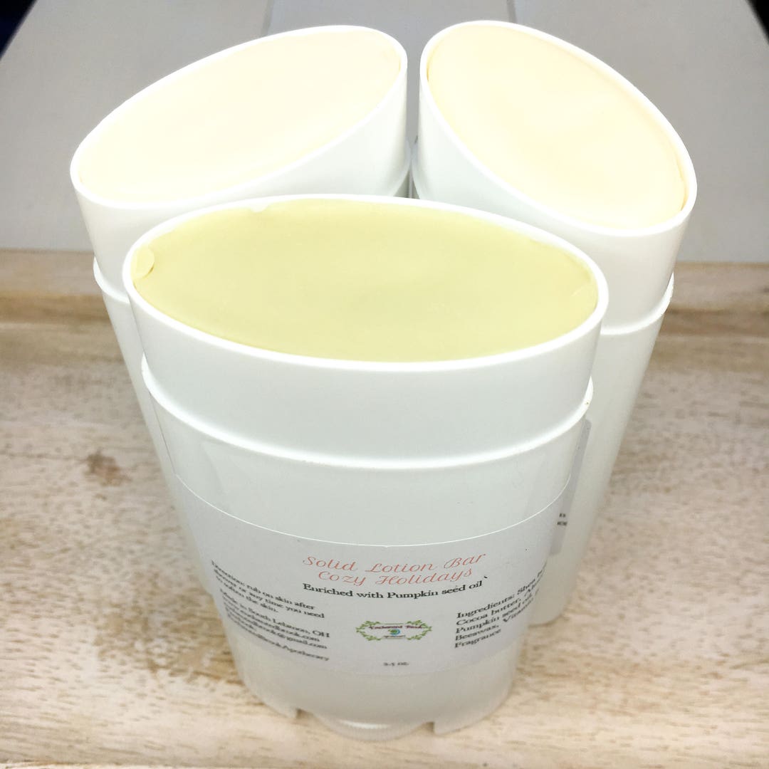 Scented Solid Lotion Stick in Twist up Container, Bees Wax Lotion With ...