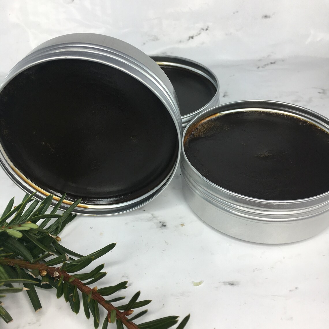 Pine Tar Salve With Shea Butter-calendula Skin Balm-traditional Black ...