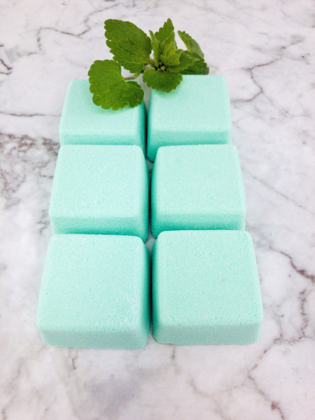Peppermint and Eucalyptus 6 Tablet Shower Steamers, Fresh Shower Fizzy ...