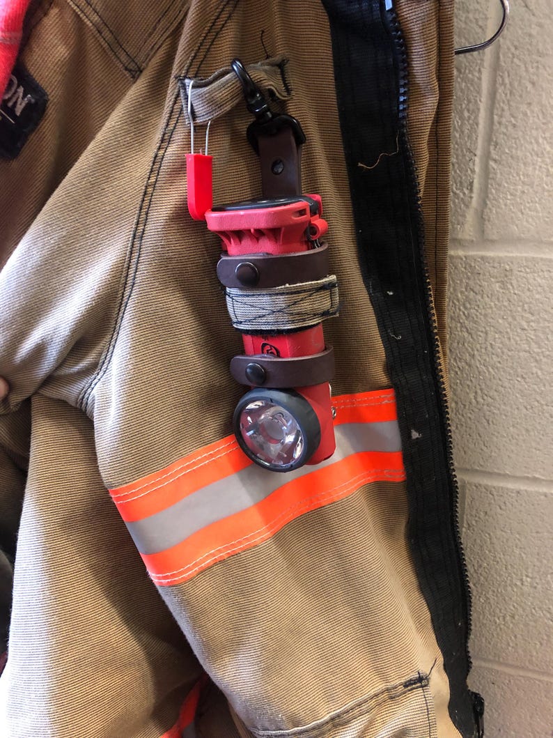 Firefighter Inverted Flashlight Holder - Etsy