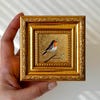 Miniature Golden Leopard Oil Painting: Framed Wildlife Art, 4x4" - Etsy