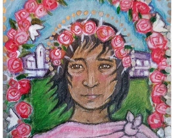 St Rose of Lima Icon | Etsy