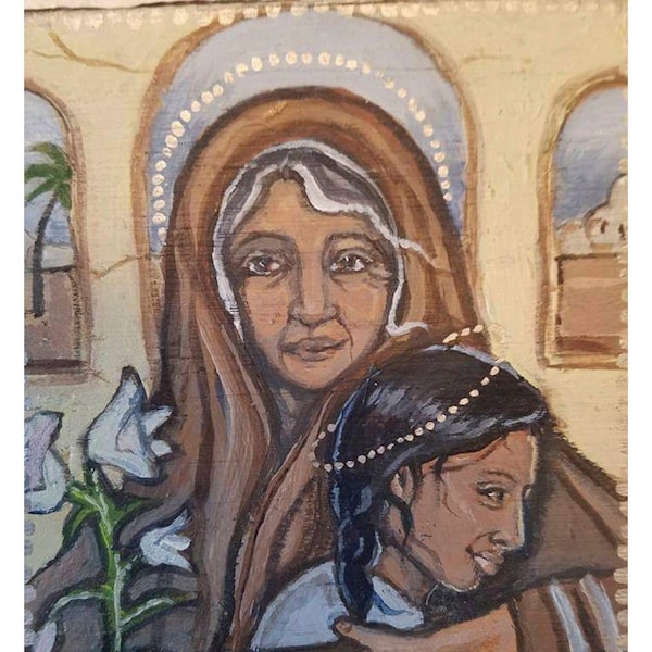 Saint Anne Icon - Etsy