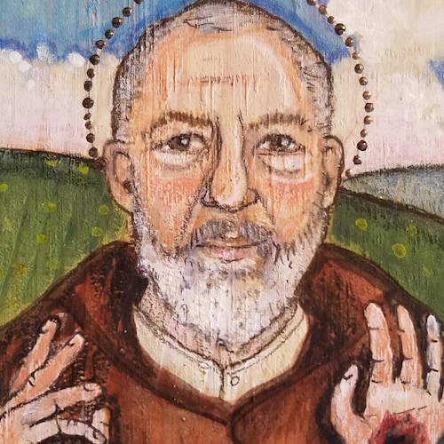 Saint Pio of Pietrelcina Priest Religious Mystic Stigmatist - Etsy