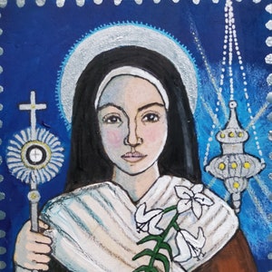 St. Clare of Assisi Icon - Etsy