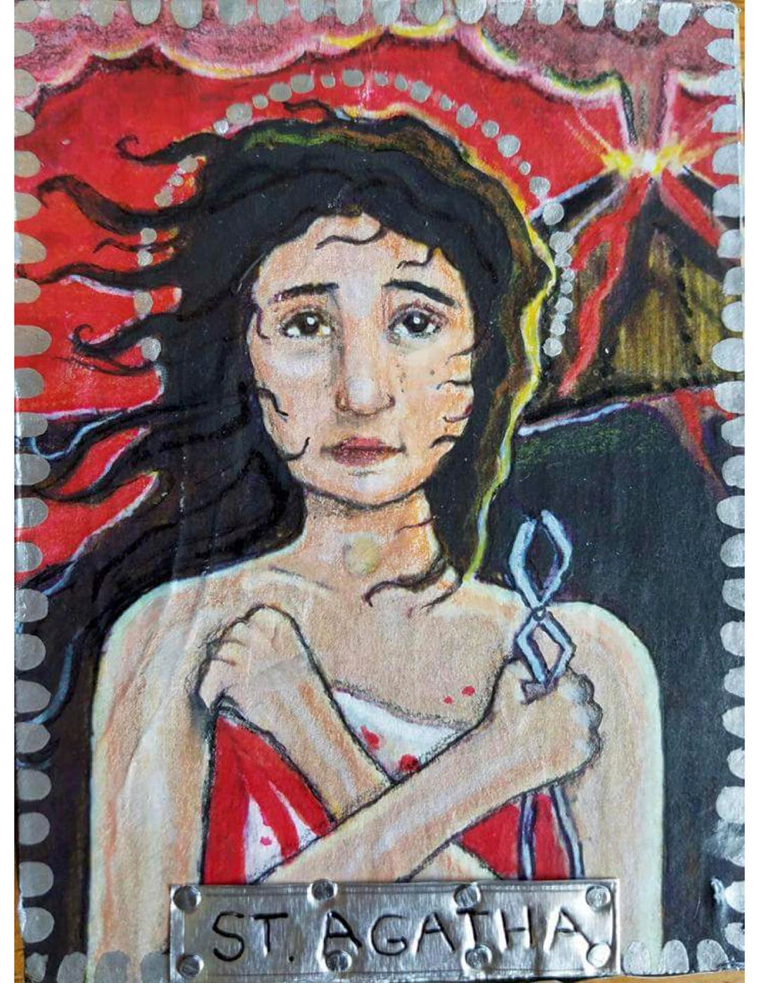 St. Agatha Icon - Etsy