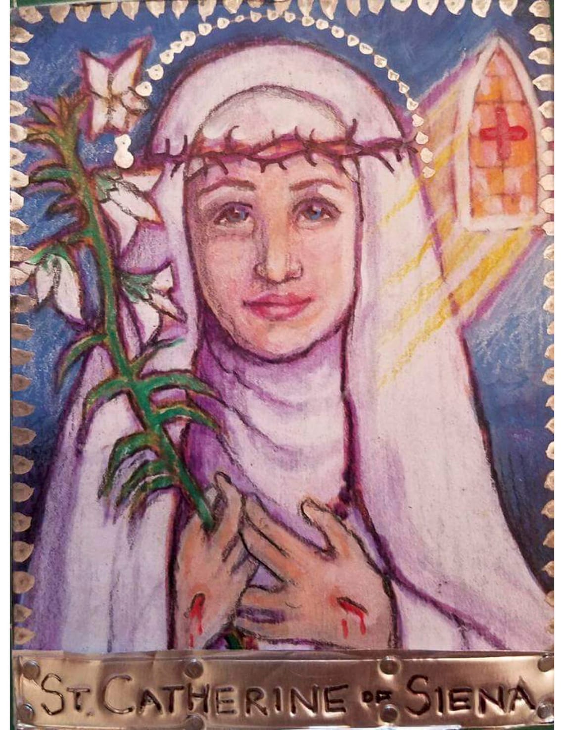 St. Catherine of Siena Icon - Etsy