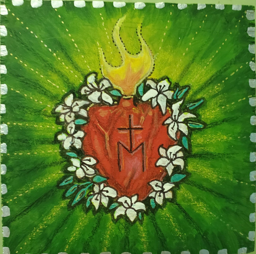 Chaste Heart of St. Joseph Icon - Etsy