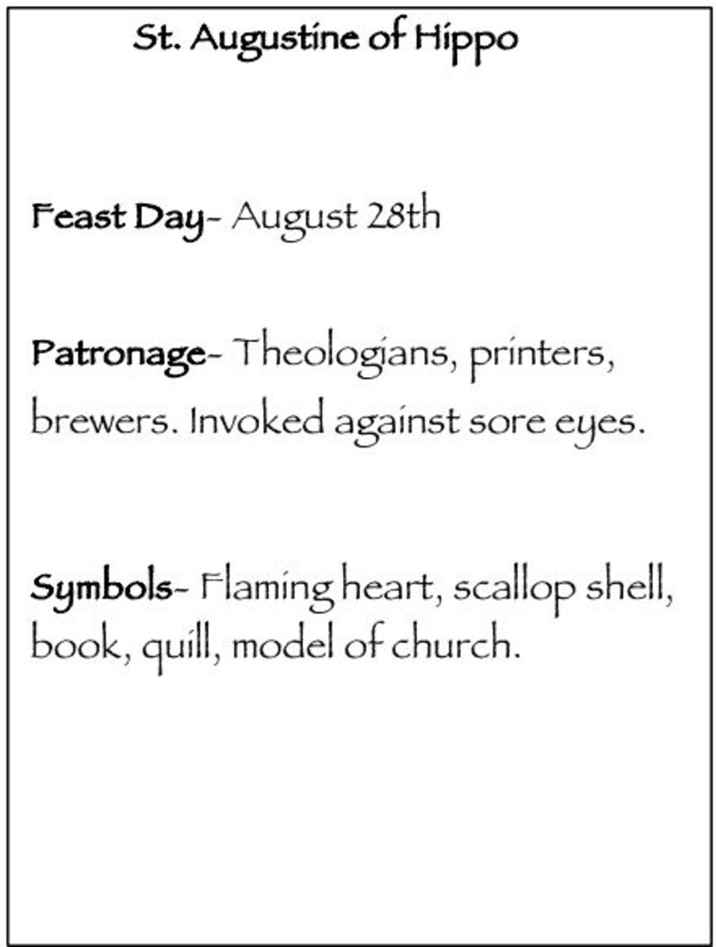 St. Augustine of Hippo Icon | Etsy