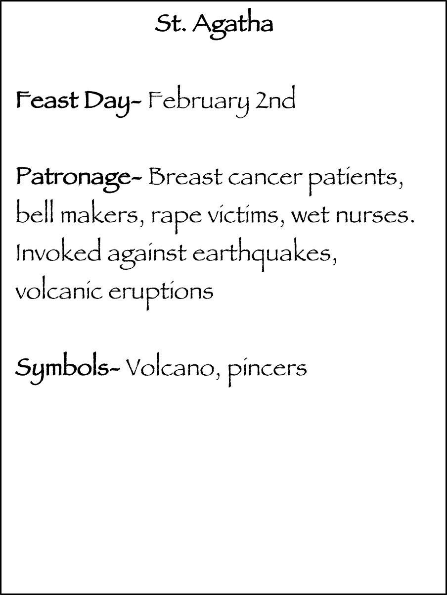 St. Agatha Icon | Etsy