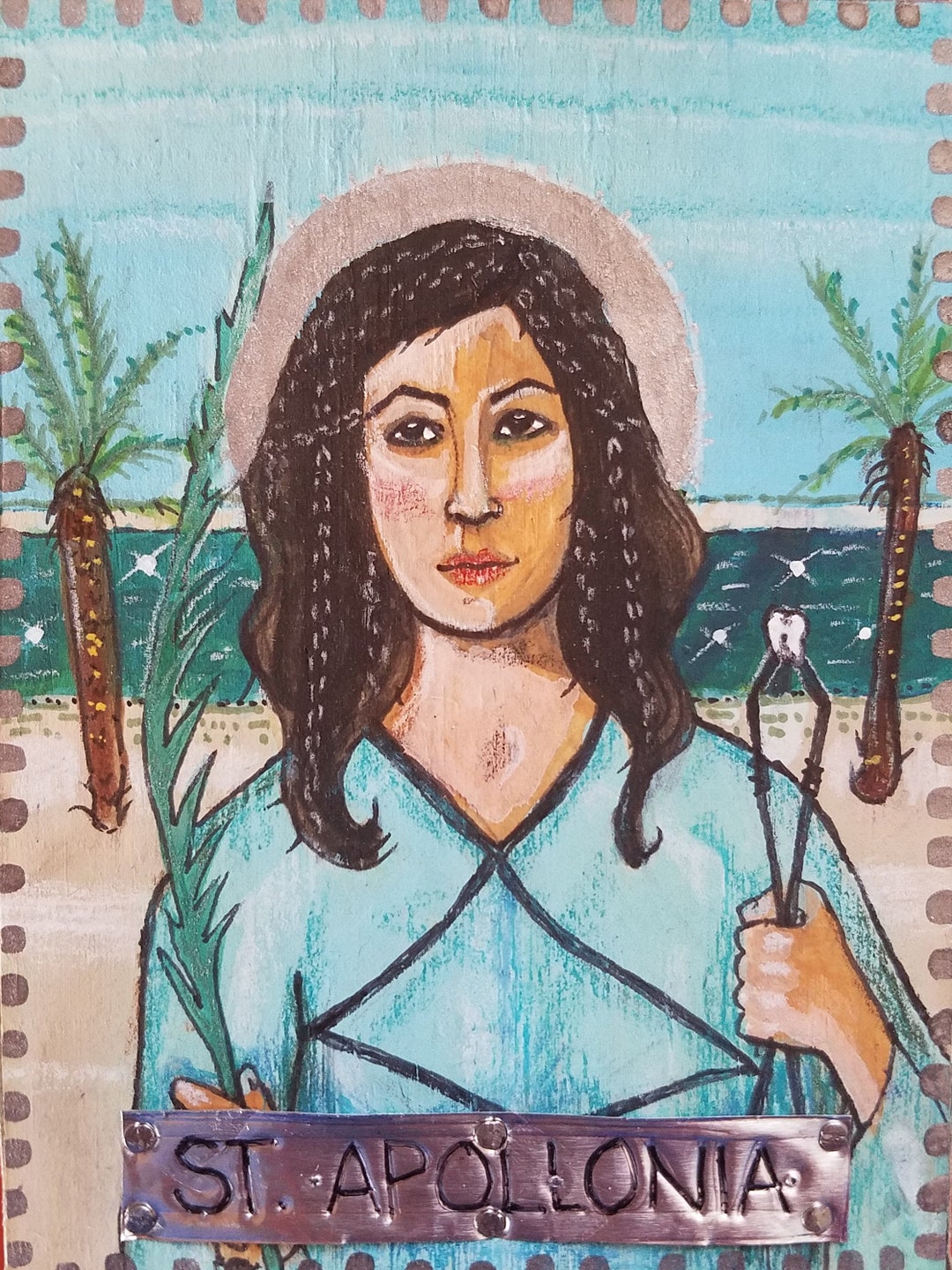 St. Apollonia Icon - Etsy