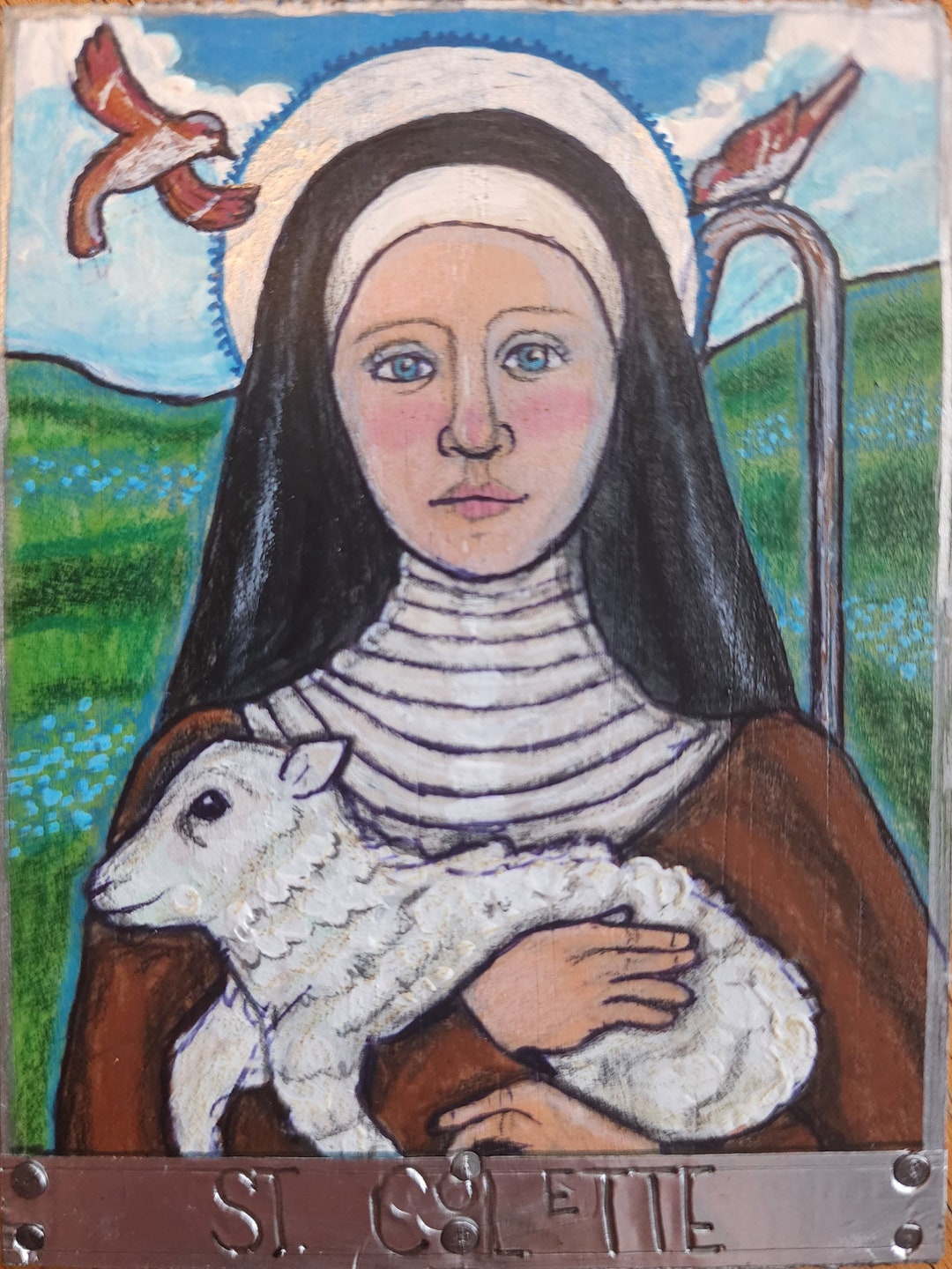 St. Colette Icon - Etsy