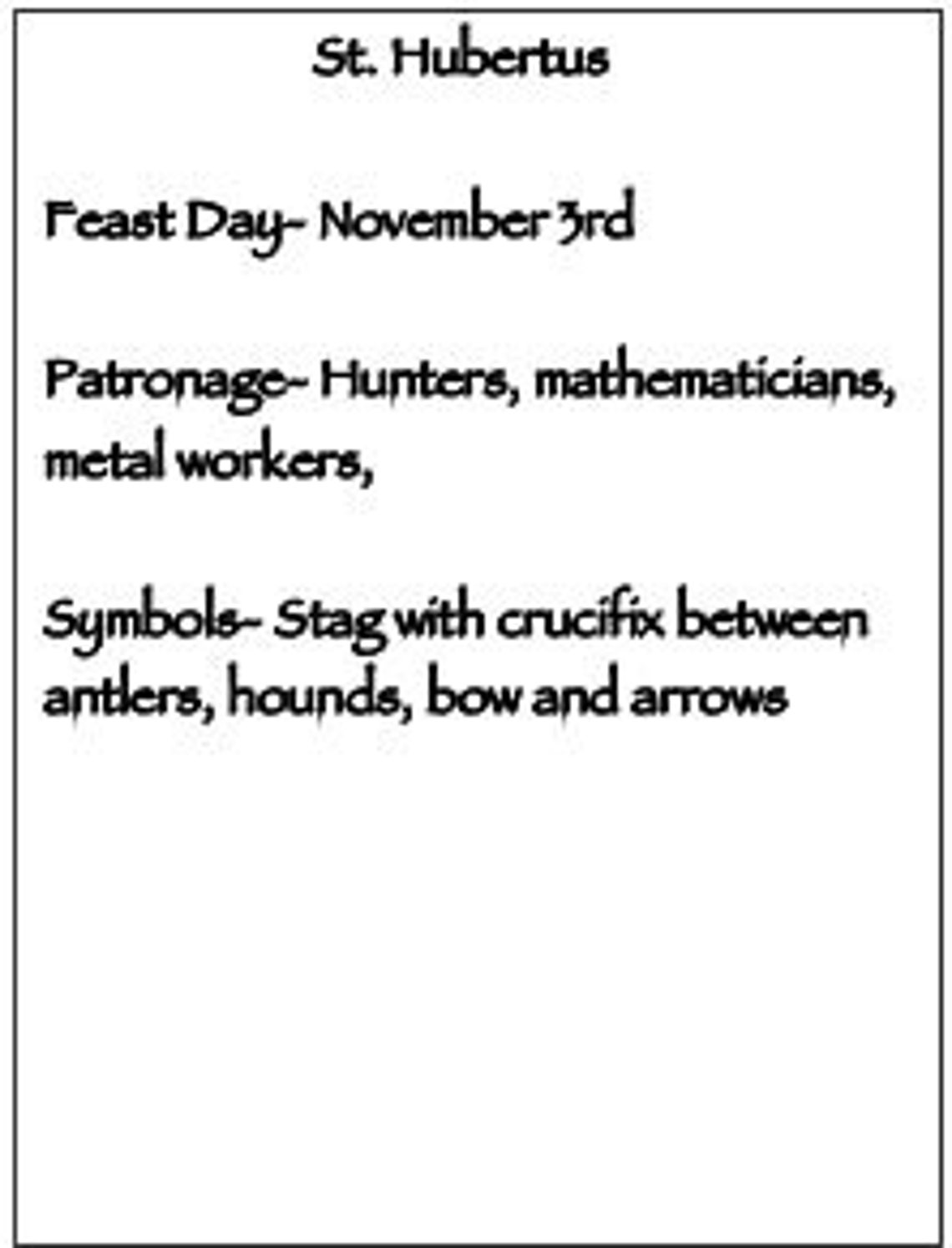 St. Hubertus Icon - Etsy