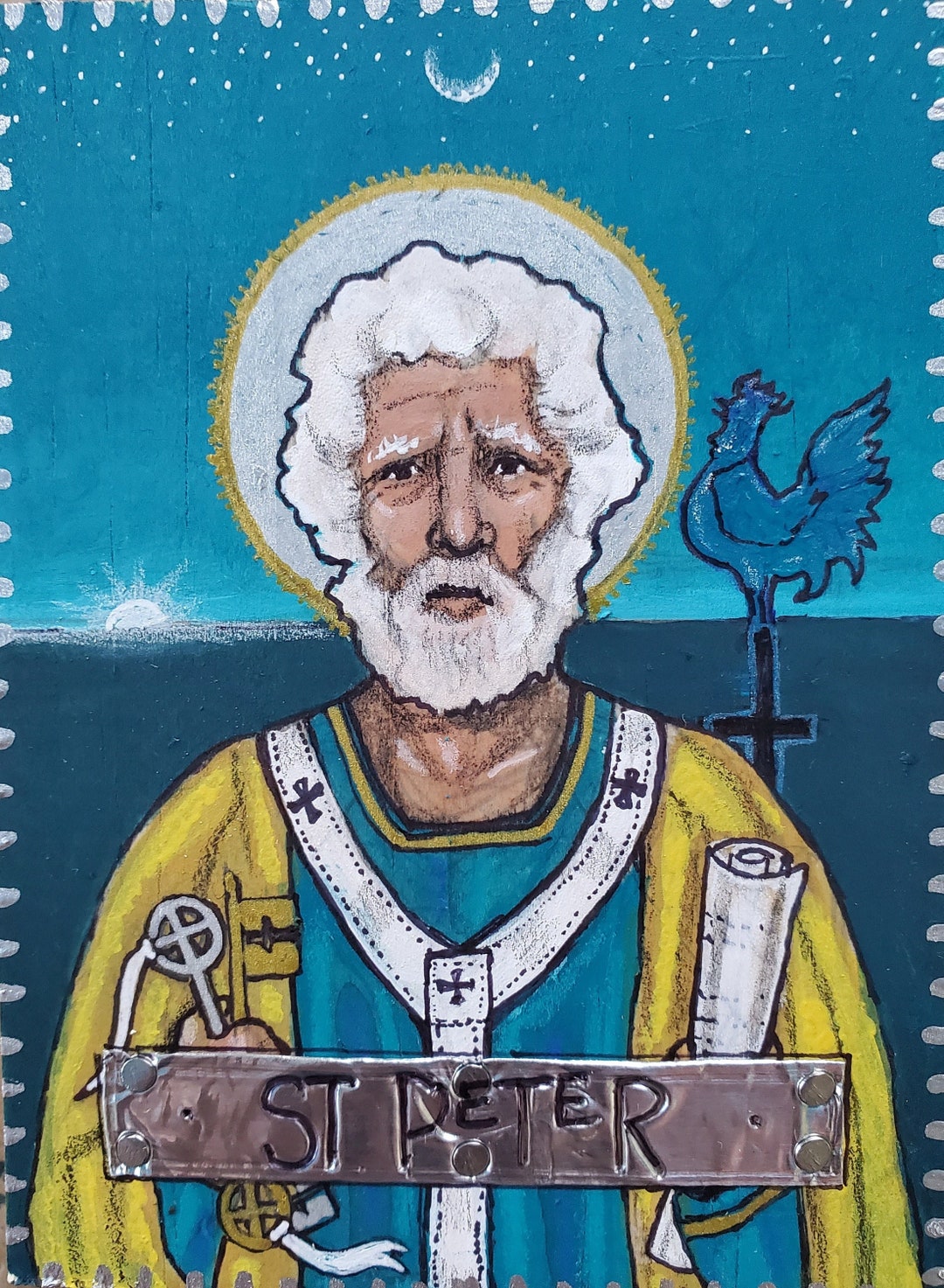 St. Peter Icon - Etsy