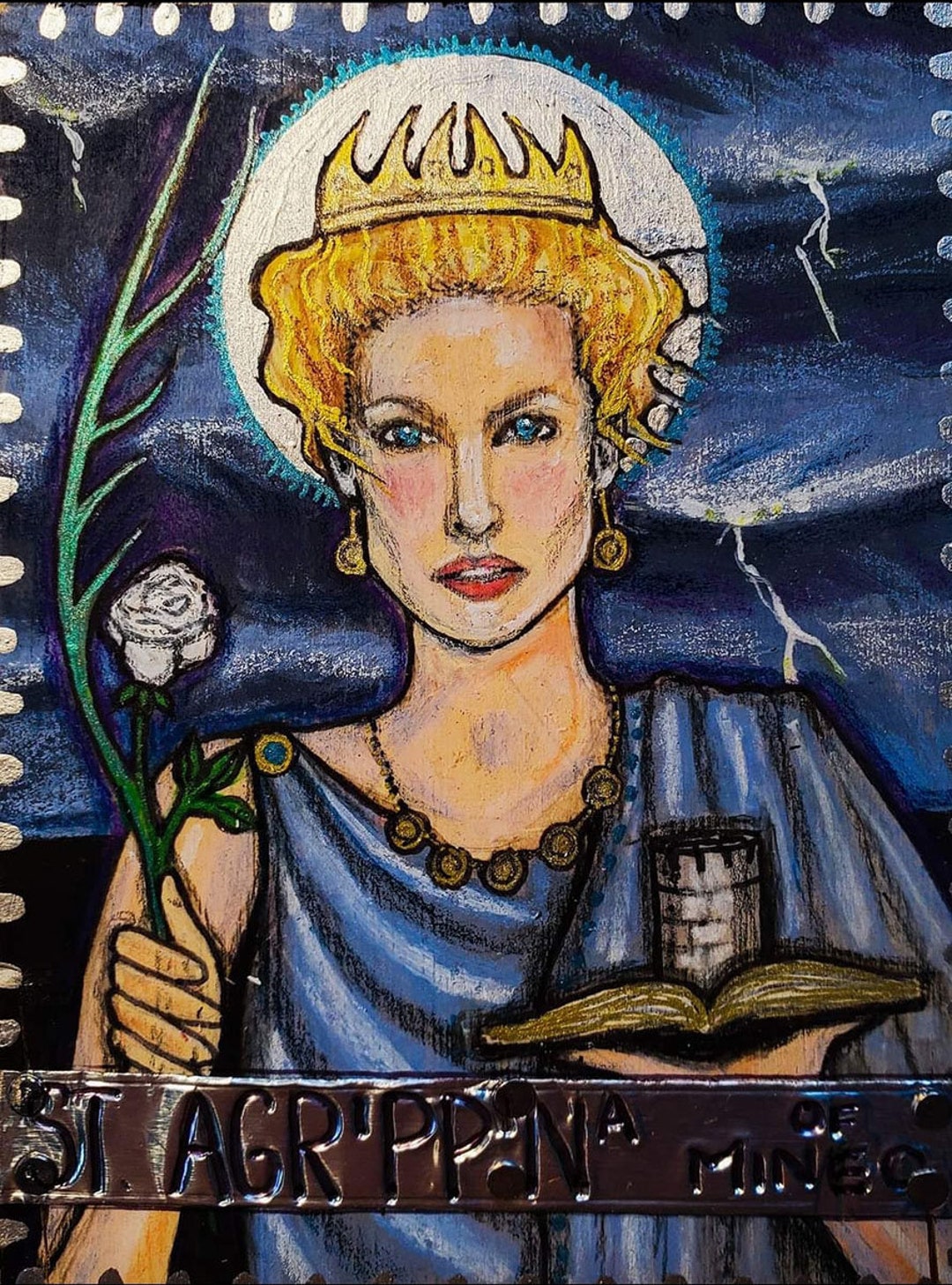 St. Agrippina of Mineo Icon - Etsy
