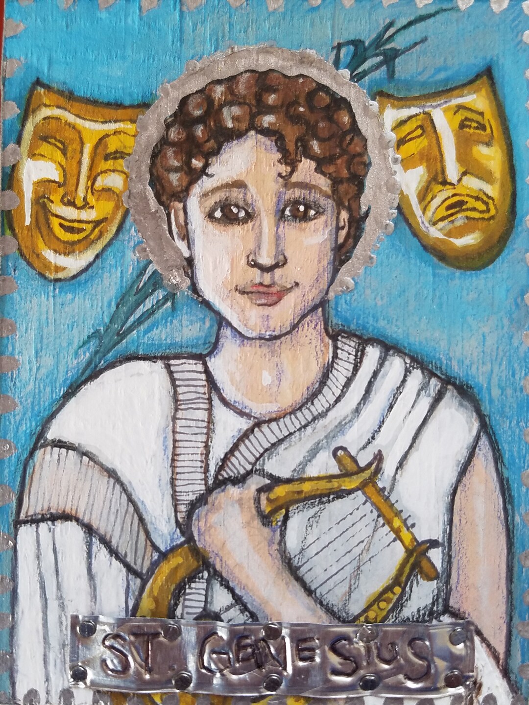 St Genesius Icon - Etsy