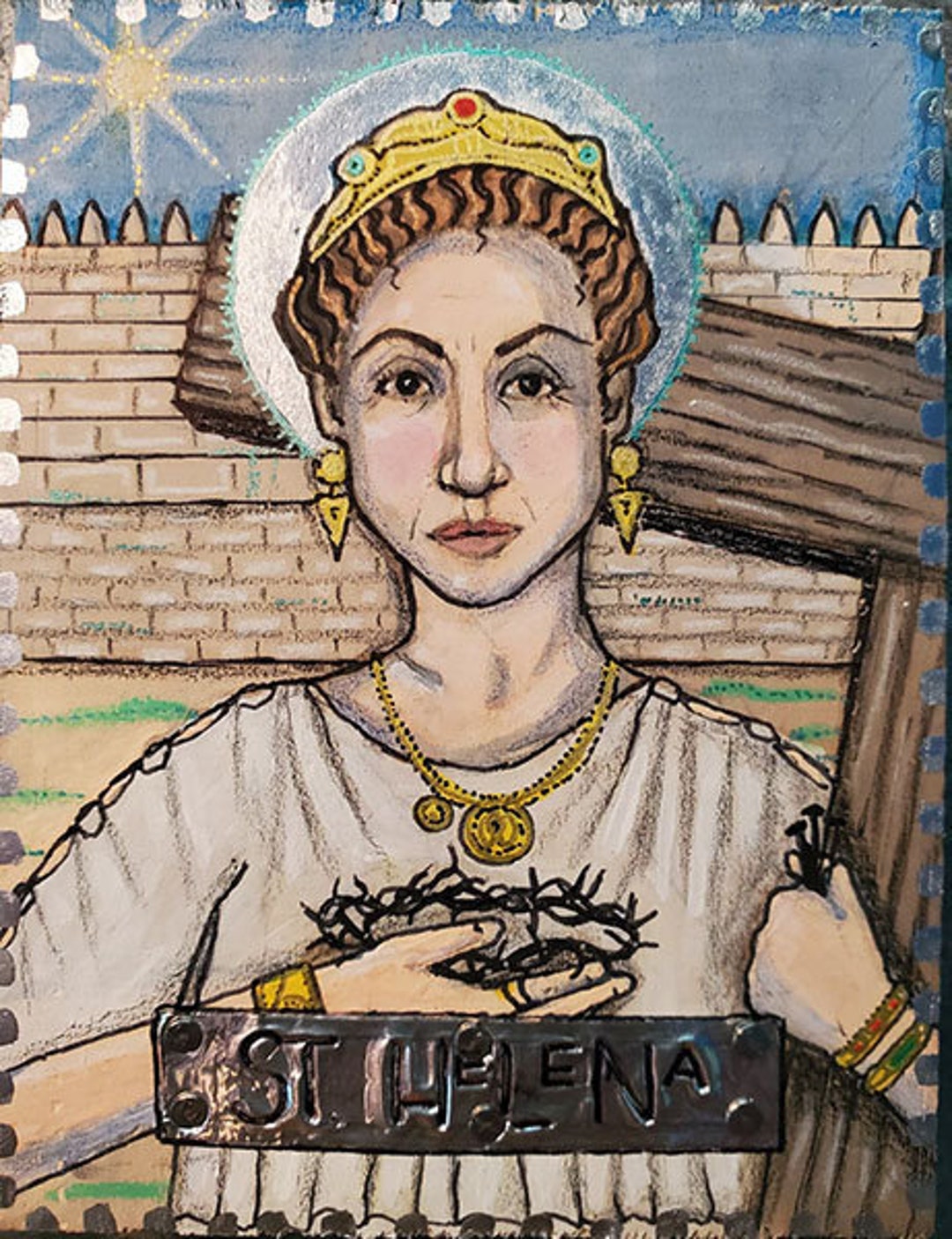 St. Helena Icon - Etsy