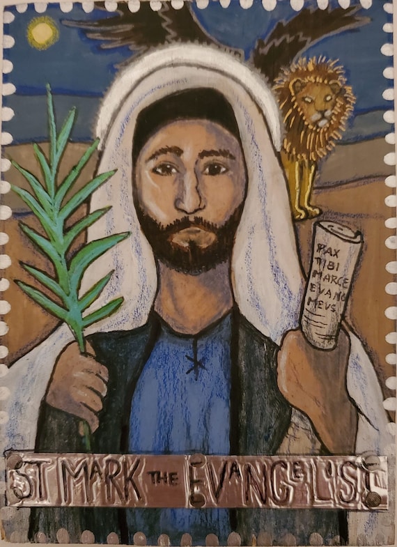 Saint Mark the Evangelist Icon - Etsy