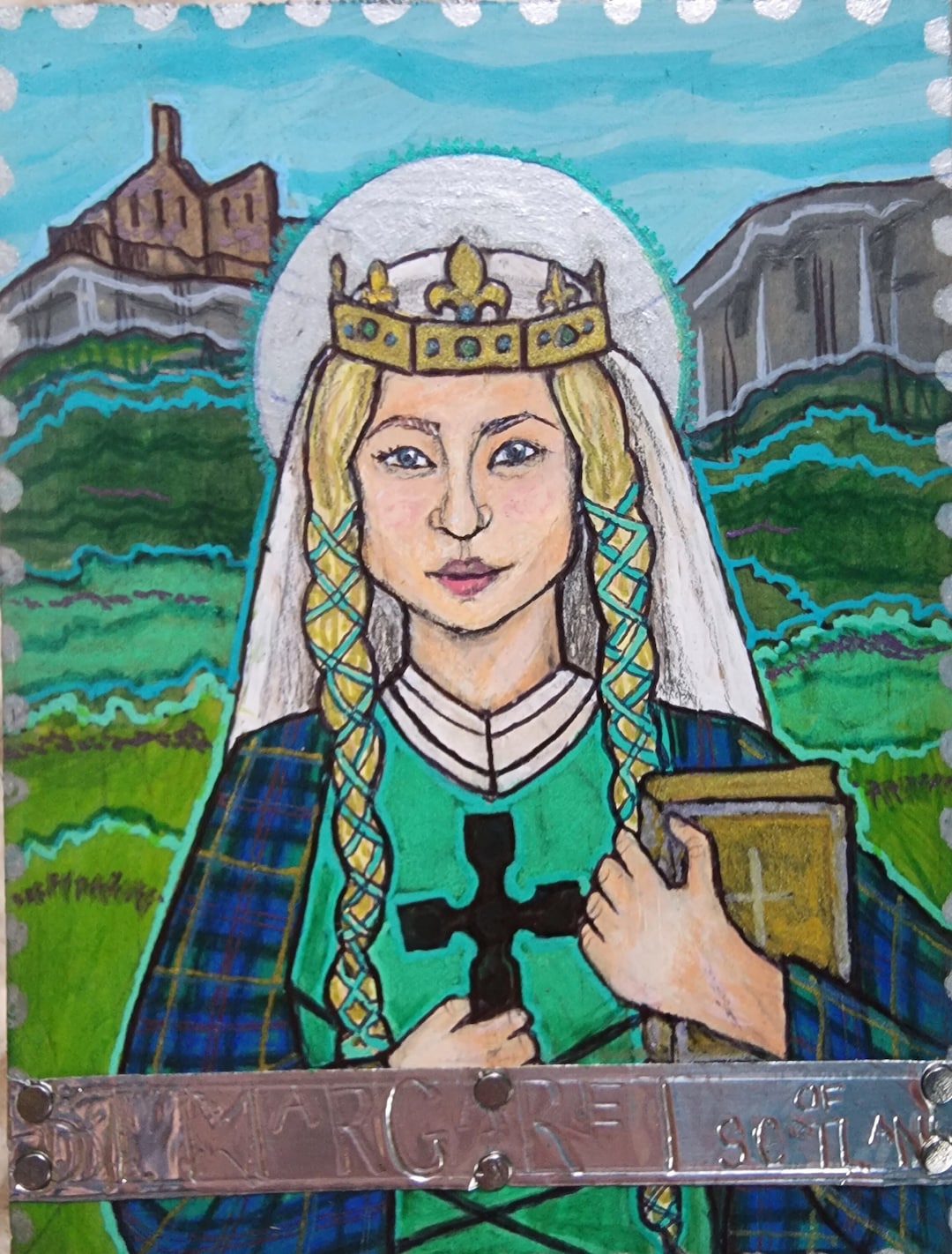 St. Margaret of Scotland Icon - Etsy