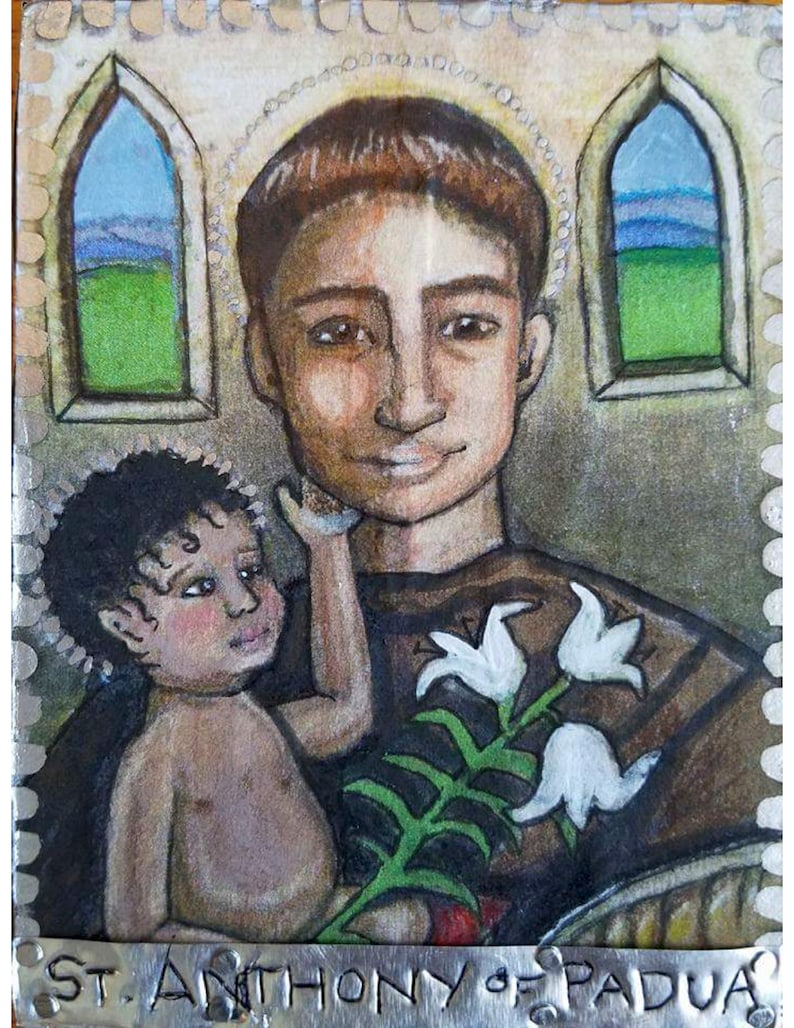 St. Anthony of Padua Icon | Etsy