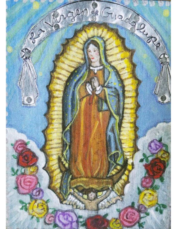 Our Lady of Guadalupe Icon | Etsy