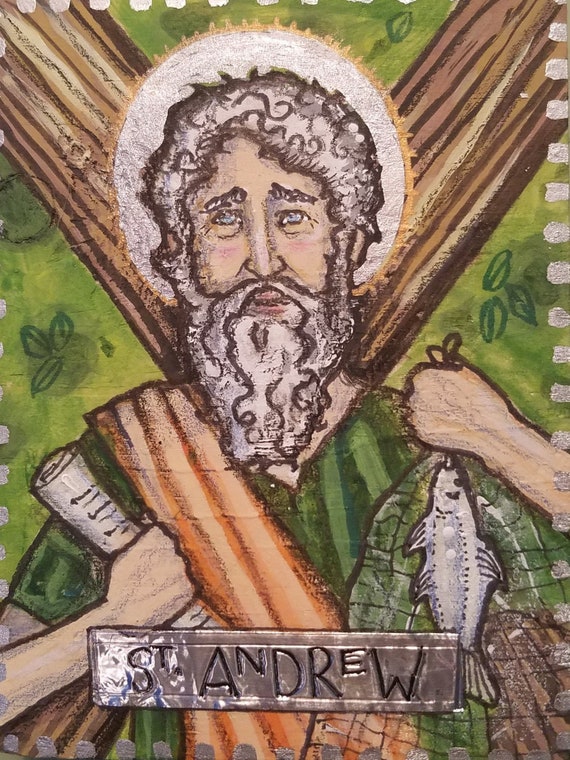 St. Andrew Icon - Etsy