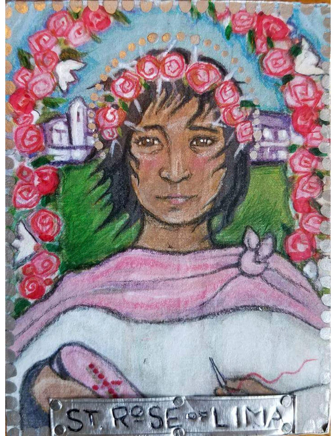 St. Rose of Lima Icon - Etsy
