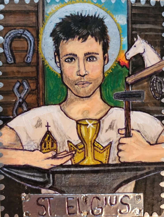St. Eligius Icon - Etsy