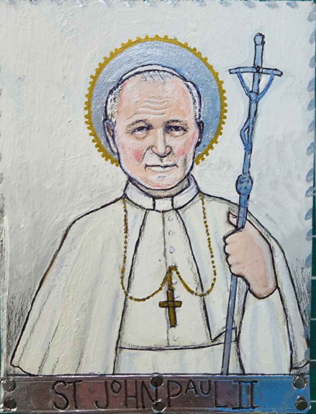 St. John Paul II Icon - Etsy