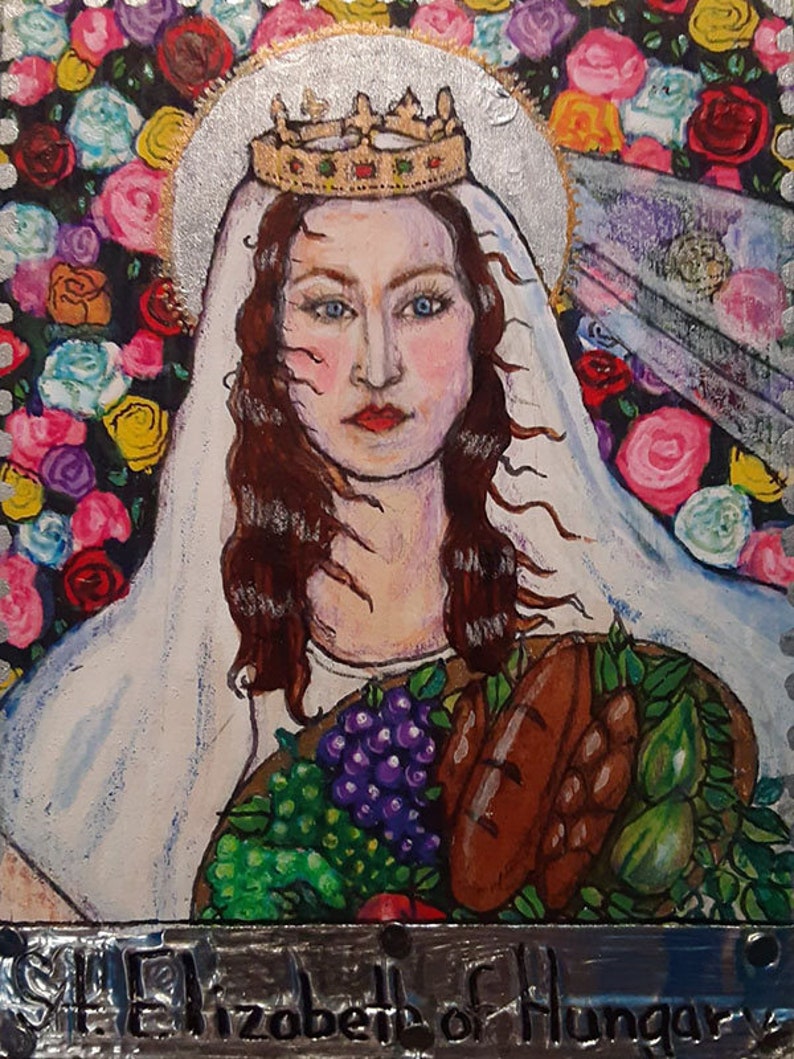 St. Elizabeth of Hungary Icon - Etsy
