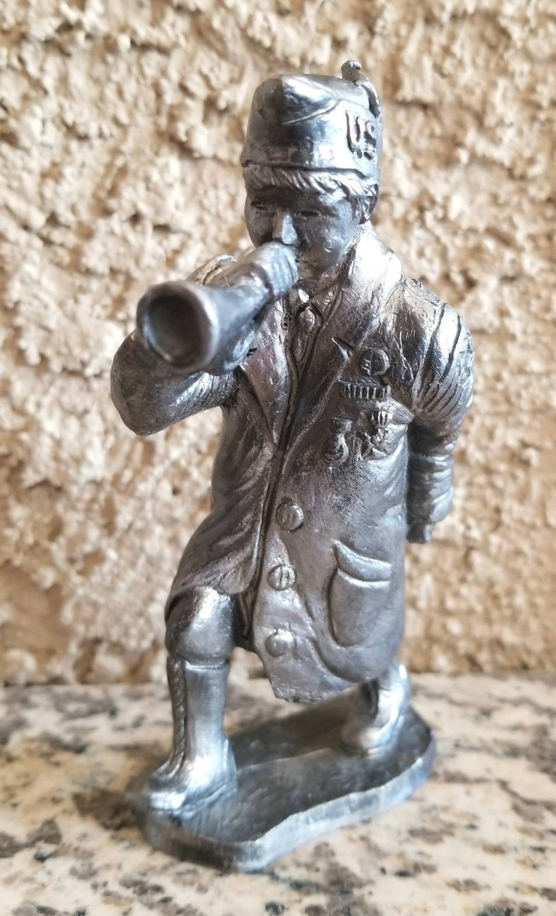 Vintage Michael Ricker Pewter Sculpture - Etsy