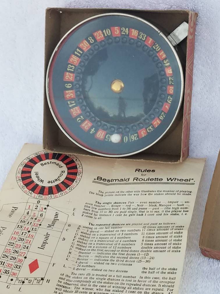 Toy Roulette Wheel - Etsy
