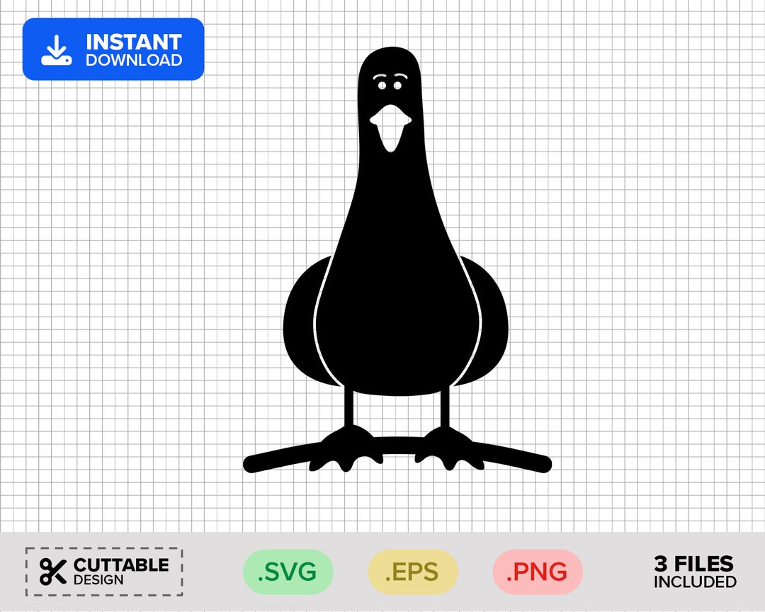 Nemo Seagull SVG Cutting File - Perfect for DIY, Scrapbooking, Cricut ...