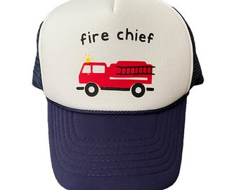 Fire Truck Hat - Etsy