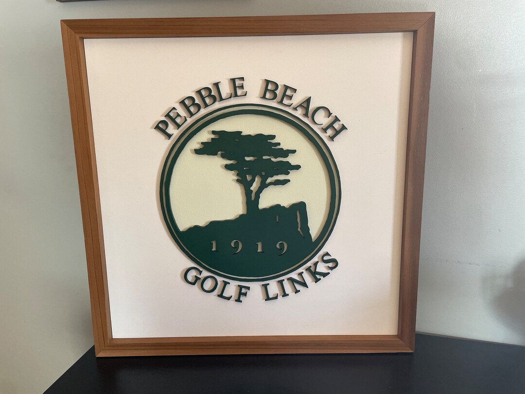 Pebble Beach Golf Links Sign, Pebble Beach, Golf, Golf Sign, Pebble ...