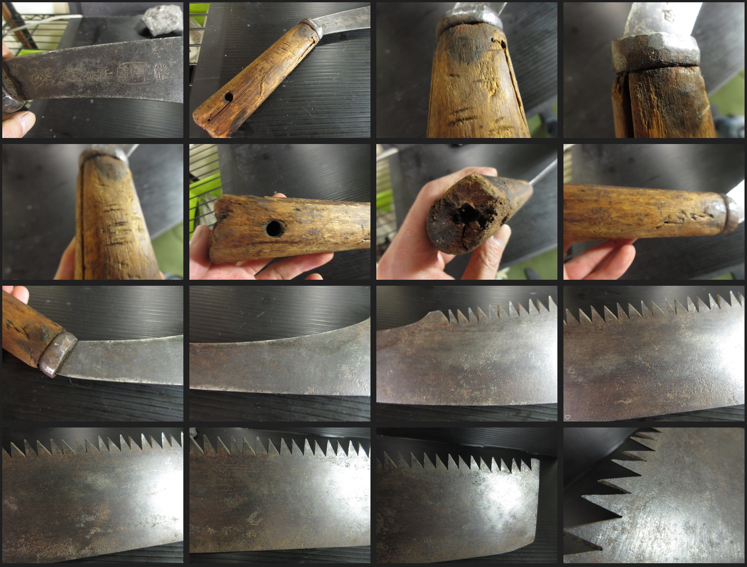 No.4 Vintage / Rusted Old Japanese Long Saw 84 Cm / No | Etsy