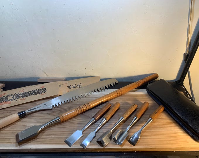 OLD: Japanese Ice Saw and Chisels Set / 1 Stainless Saw and 6 Chisels ...