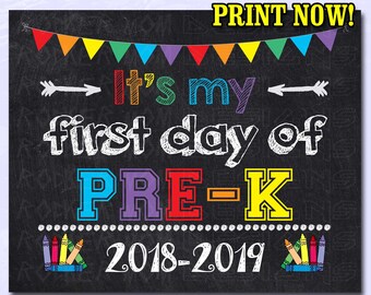 Pre k poster | Etsy