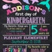 First Day of School Sign, Kindergarten Sign, Mermaid School Sign ...