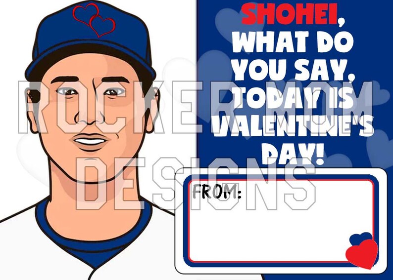 LA Baseball Valentines, PERSONALIZED Baseball Valentine Cards, World ...