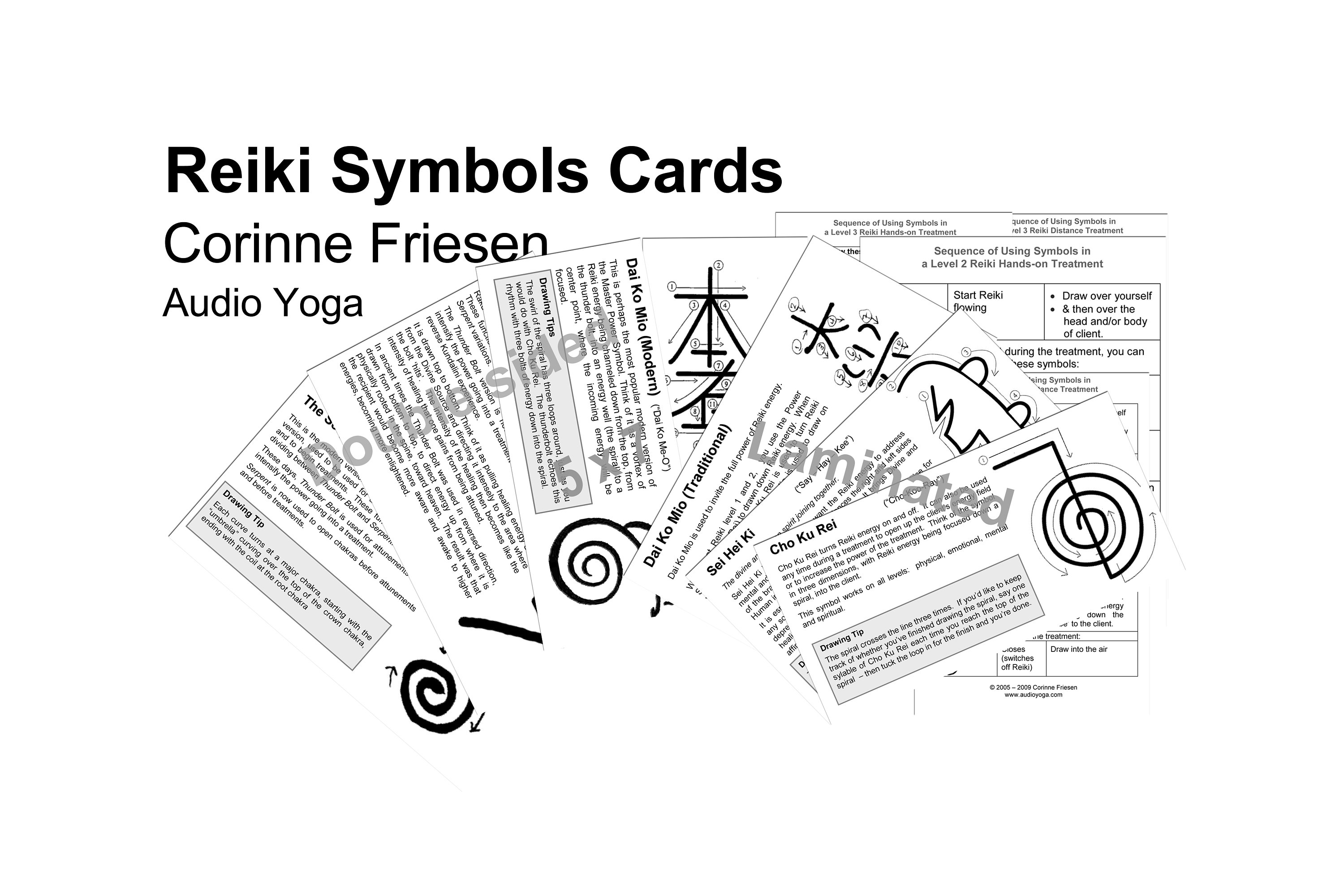 Reiki Symbols Cards - Etsy