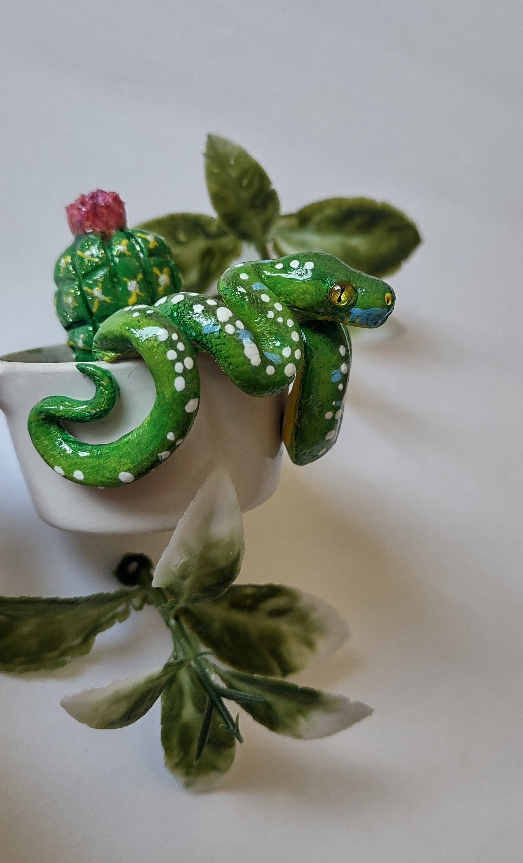 Purple Green Tree Python