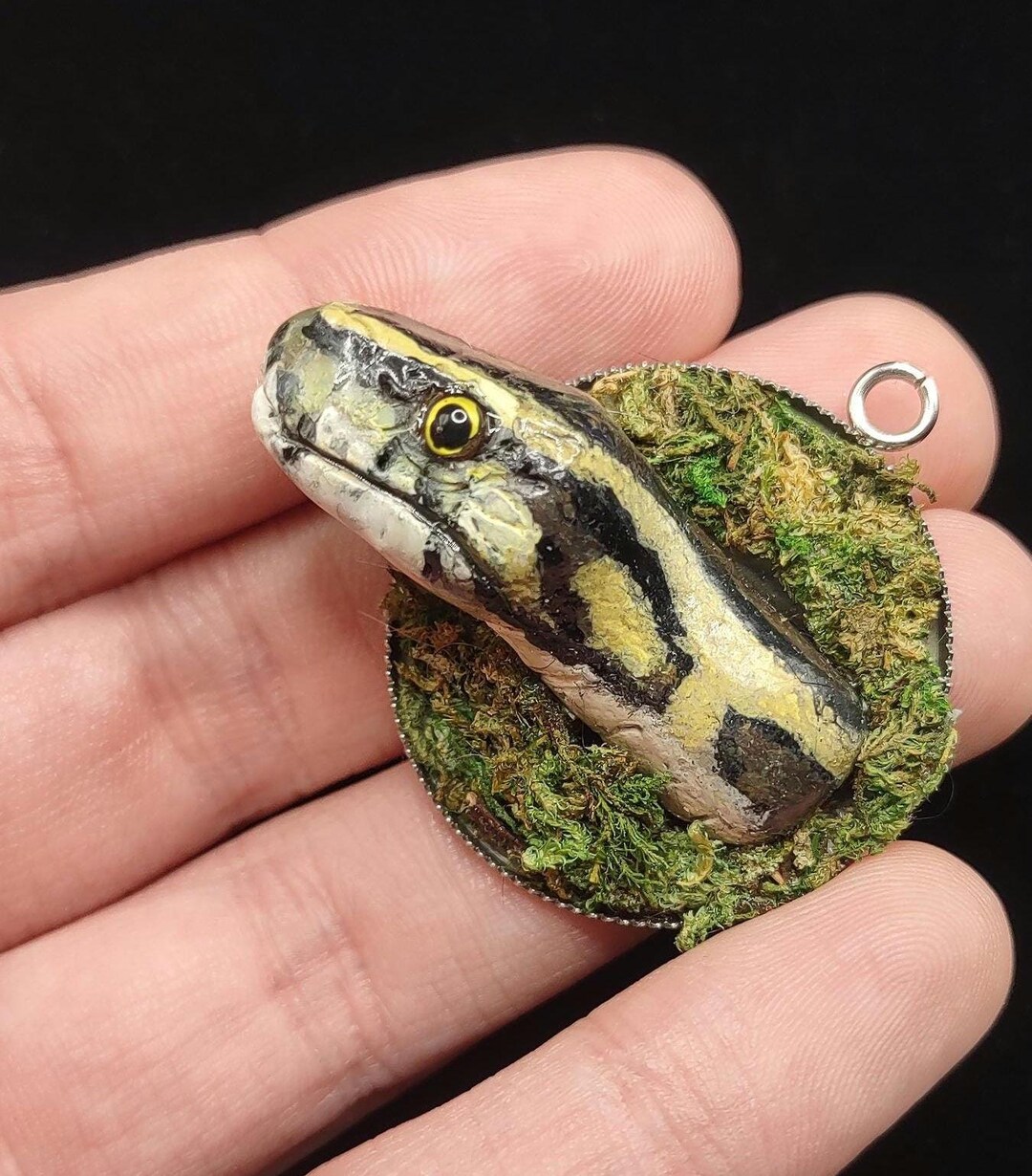 Burmese Python Bust Pendant Burmese Python Pendant Burmese Python ...