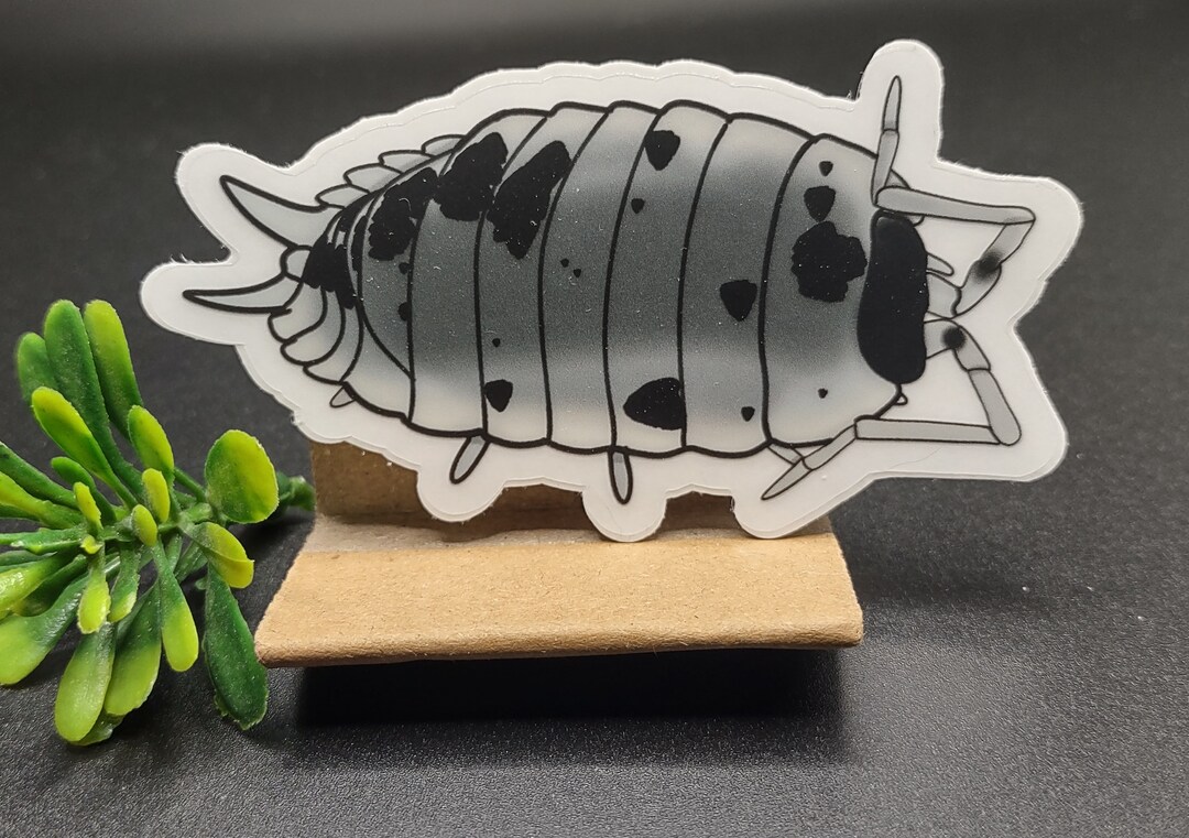 Isopod Dicut Stickers- Matte Stickers- Isopod Bin Labels- Isopod Labels ...