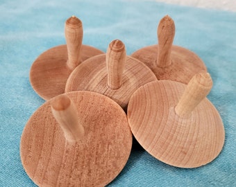 Hibiscus Flower Spinning Top Kit DIY Tops Wooden Tops - Etsy