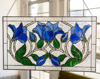 Stained Glass Panel - Etsy