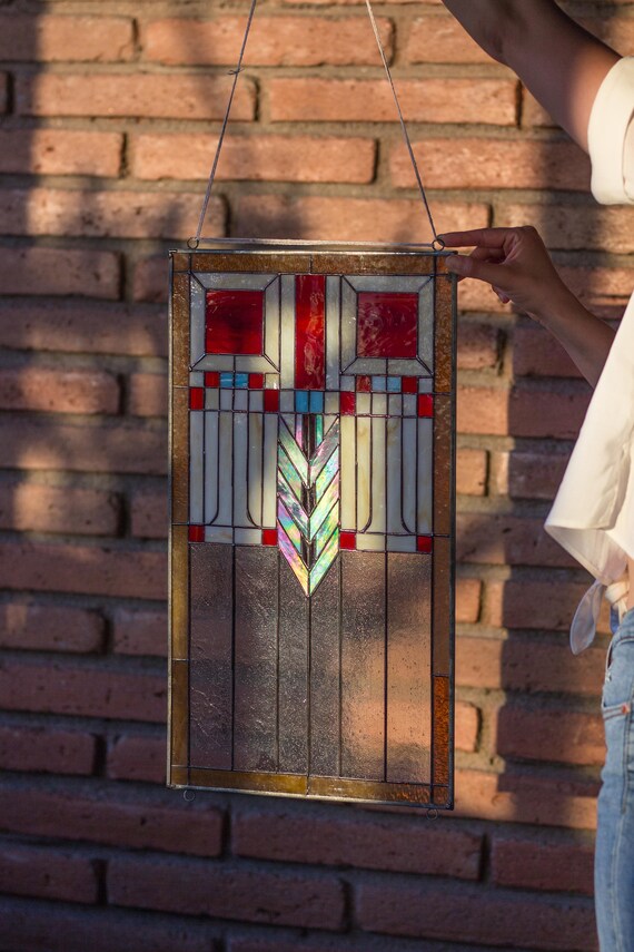Tiffany Style Window Panels Customized Design Handmade Stained Glass